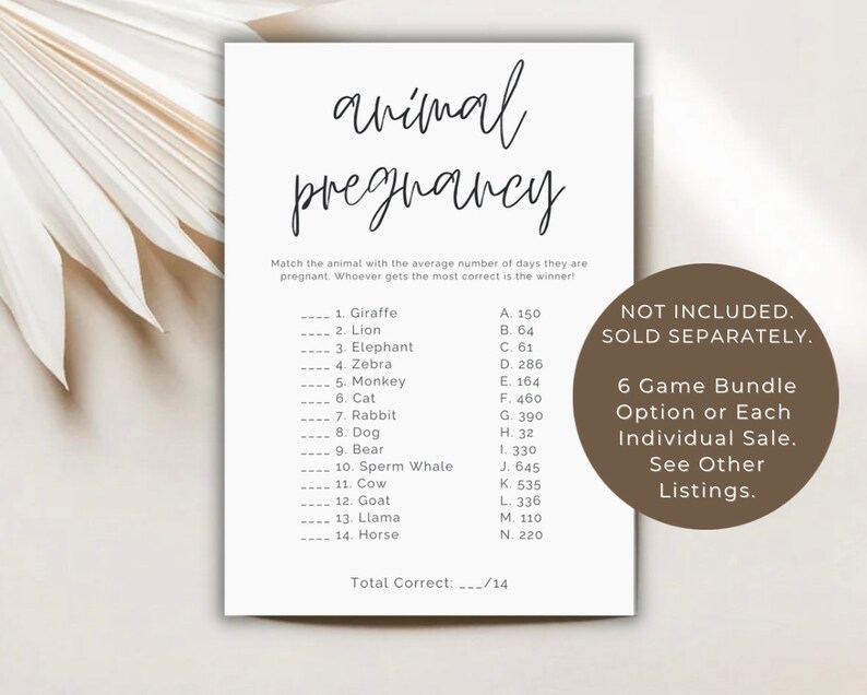 Baby Word Scramble | Modern/simple/minimalistic Baby Shower Game ...