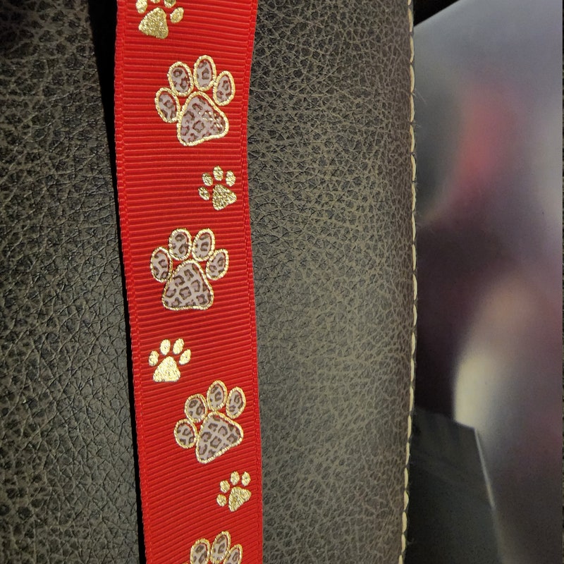 Paw Print Ribbon - Etsy