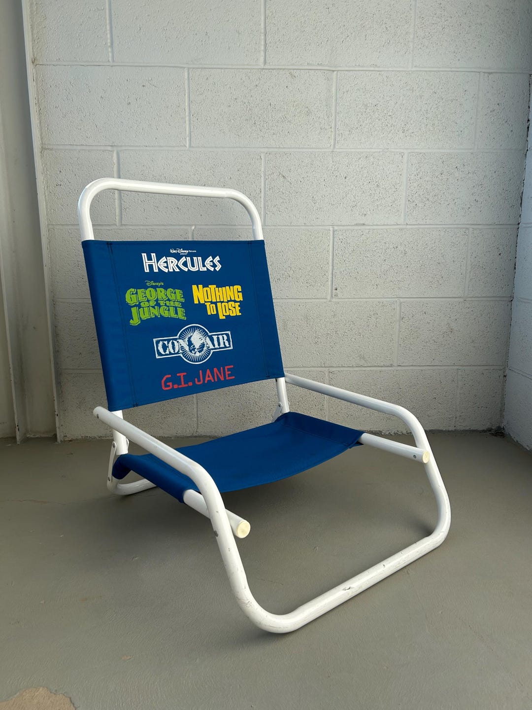 Vintage Walt Disney Enterprises 1997 Cast & Crew Exclusive Lawn Chair ...