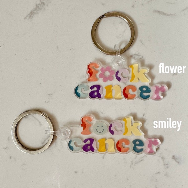 Cancer Keychain - Etsy