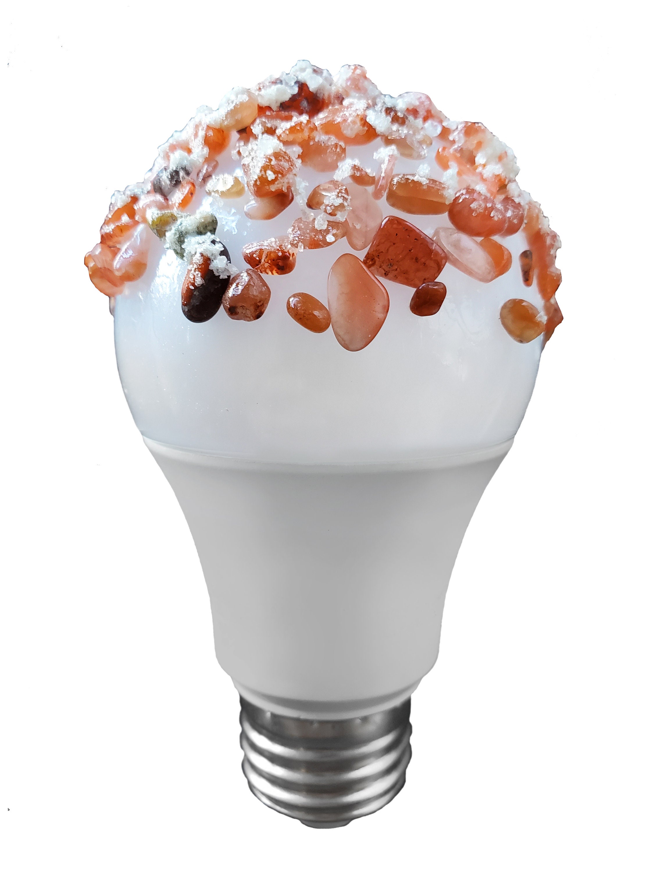 Gem Bulb Colorful Lightbulb Crystal Lighting Gemstone - Etsy