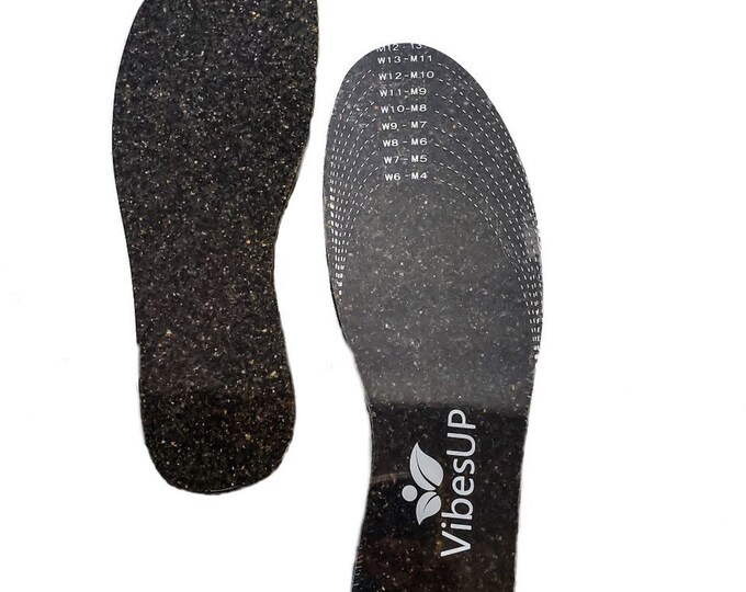 Grounding Shoe Inserts Earthing Insoles Shungite Foot Leg Pain Relief ...