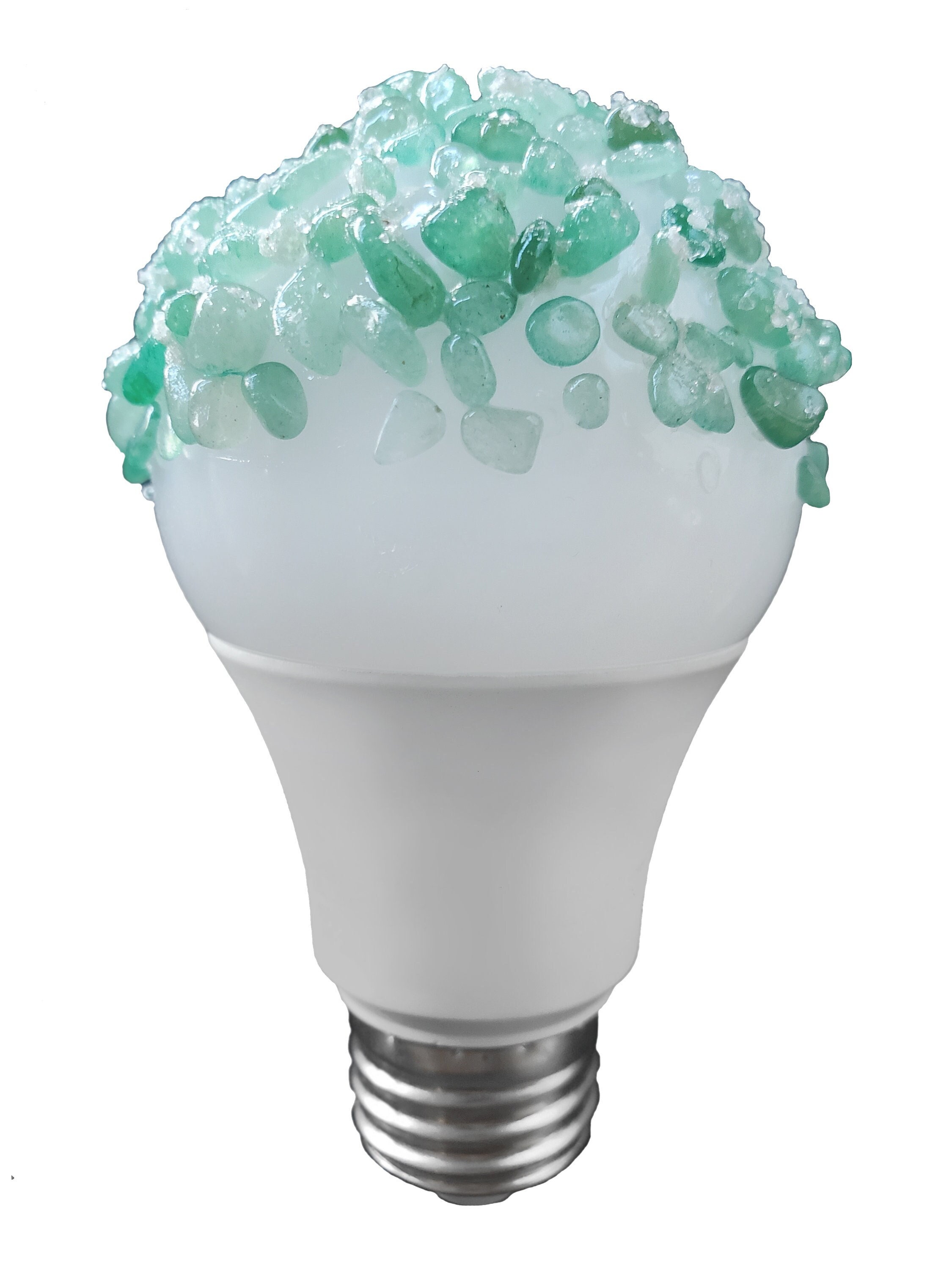 Gem Bulb Colorful Lightbulb Crystal Lighting Gemstone - Etsy