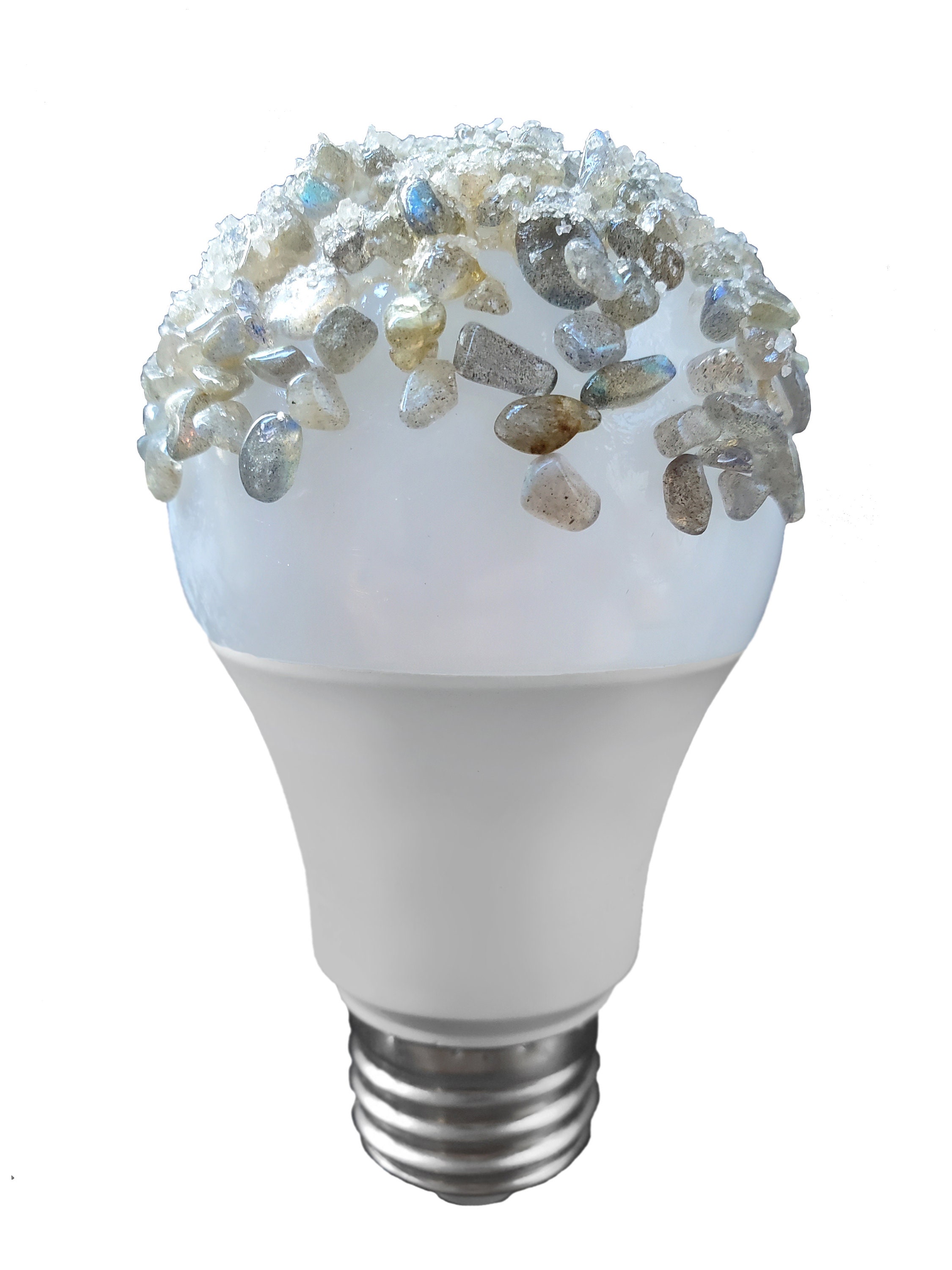 Gem Bulb Colorful Lightbulb Crystal Lighting Gemstone - Etsy