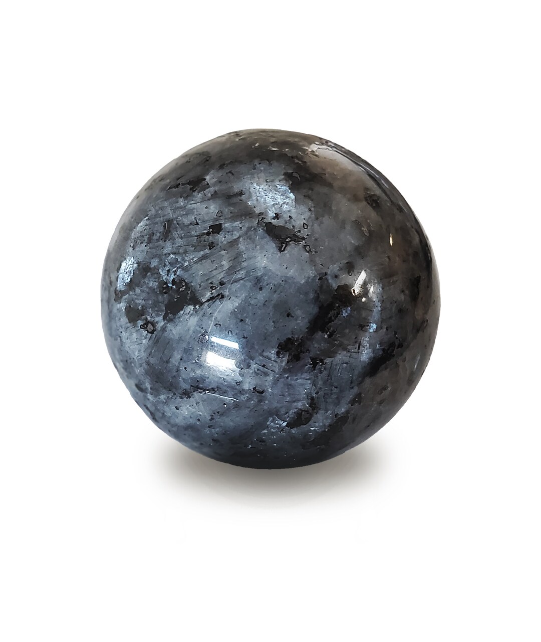 Earth Energy Infused Black Labradorite Sphere - Massage Stone - Etsy