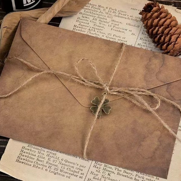Brown Paper Envelope - Etsy