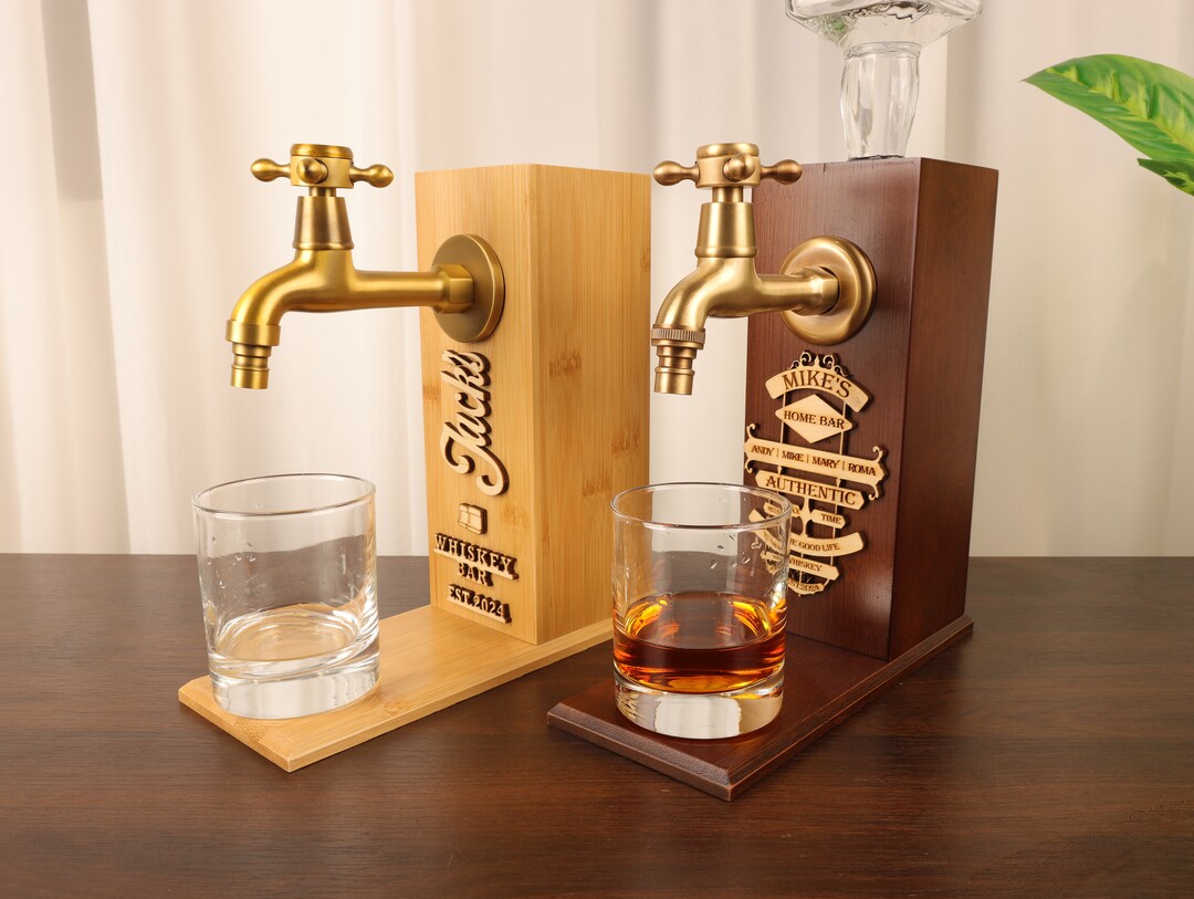 Custom Whiskey Dispense Embossed or Engraved Name丨alcohol Dispenser丨 ...
