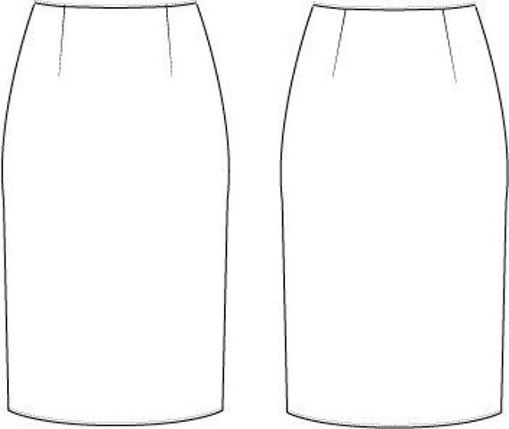 Women's Basic Skirt Block / Sloper Size 4-12 - Etsy