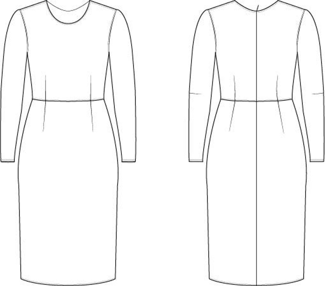 Basic Bodice Dress Block / Sloper Size 4-12 - Etsy