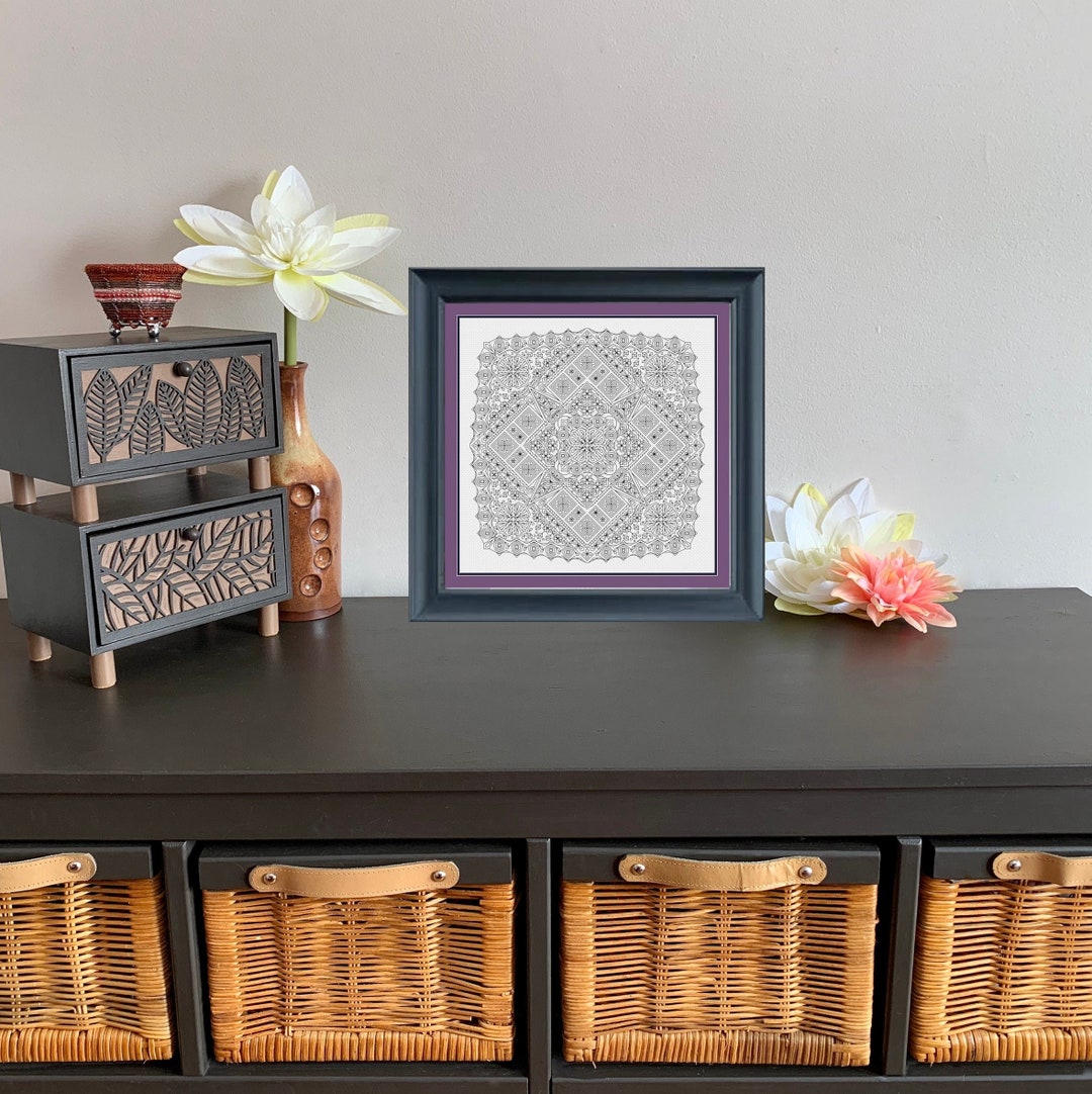 Blackwork Pattern, Embroidery Pattern, Blackwork Embroidery Pattern ...