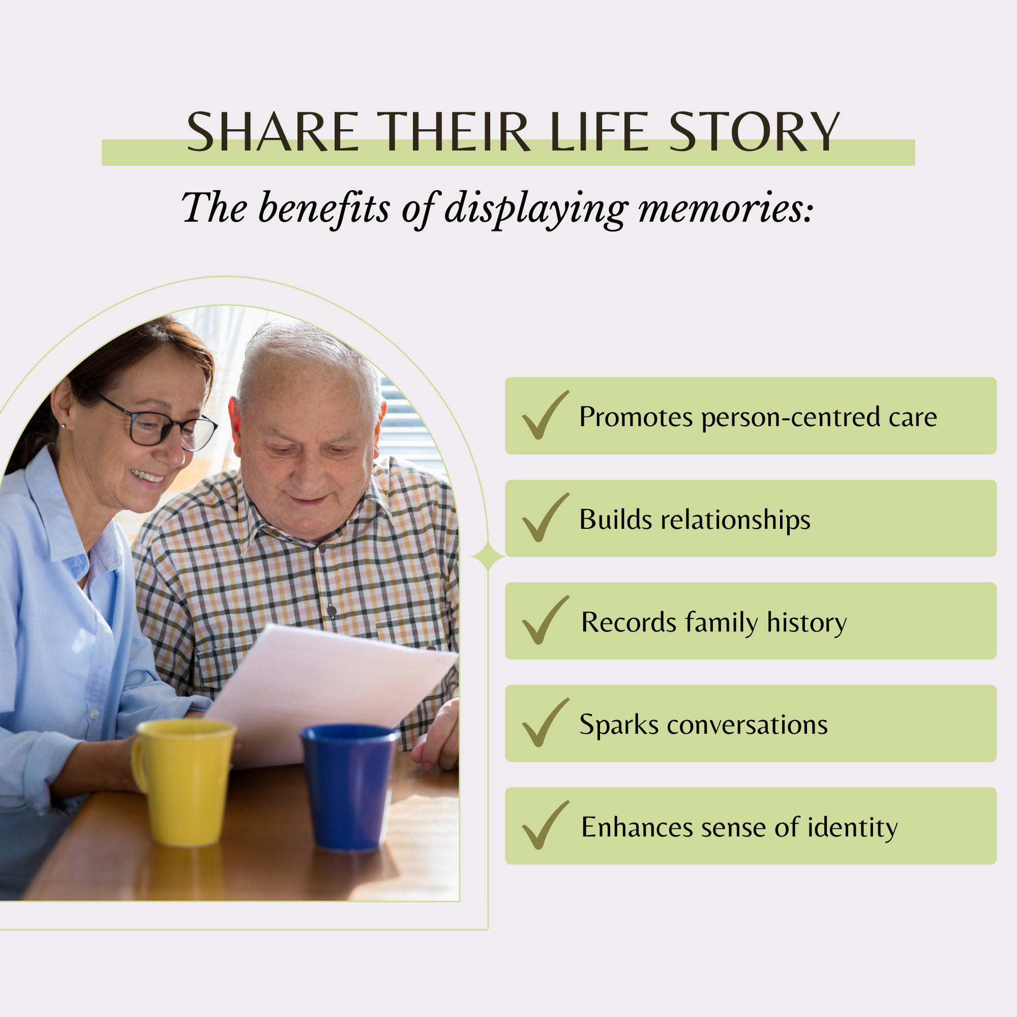 Instant Download Canva Template - Life Story Gift for Senior With ...