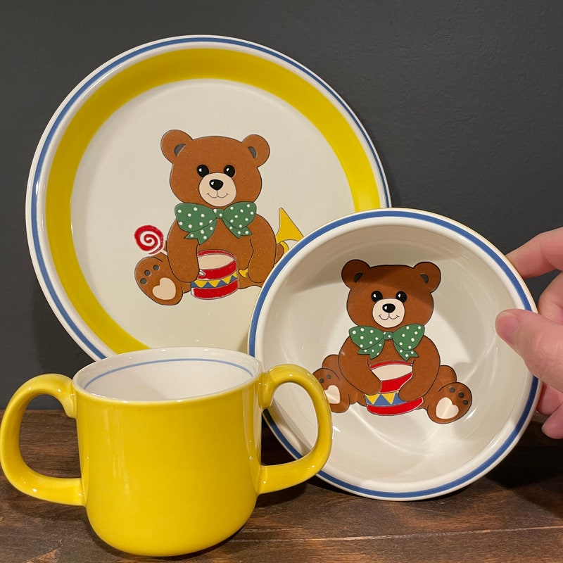 Bear Dinnerware Set - Etsy