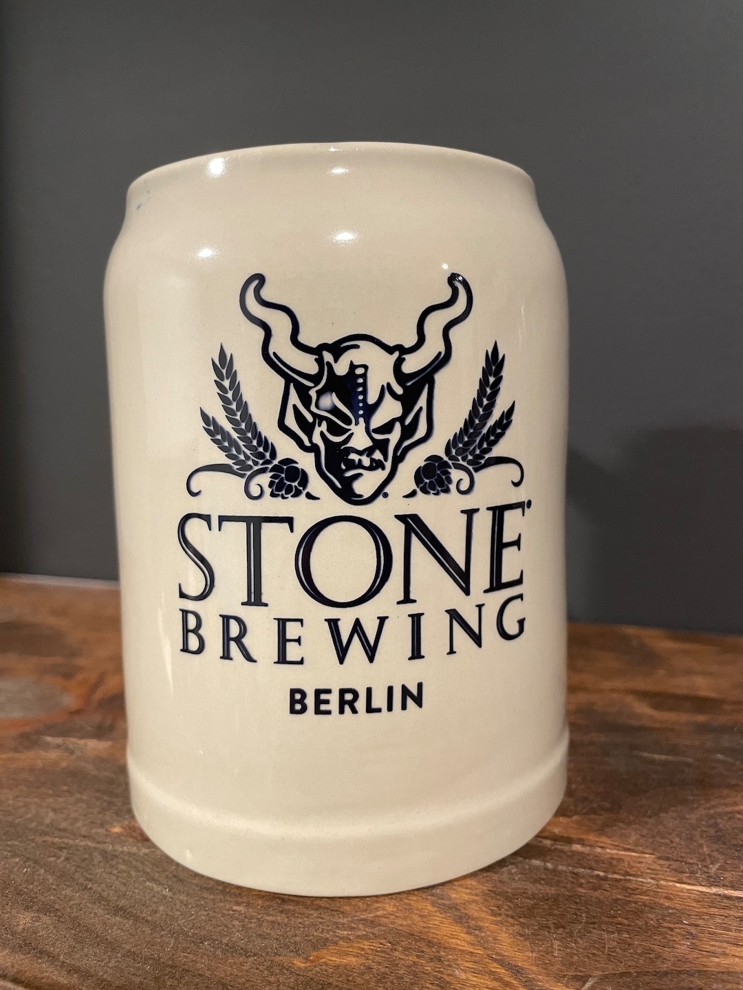 Vintage Stone Brewing Berlin Stein by SOHM Germany, Stoneware Beer ...
