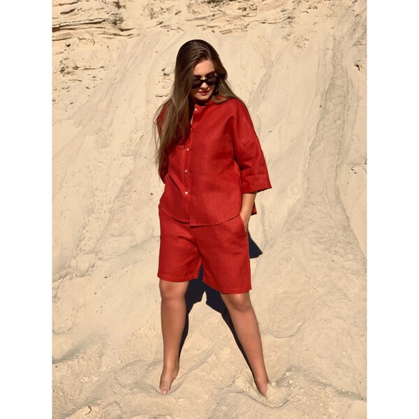 Women Linen Set - Buy Online - Etsy