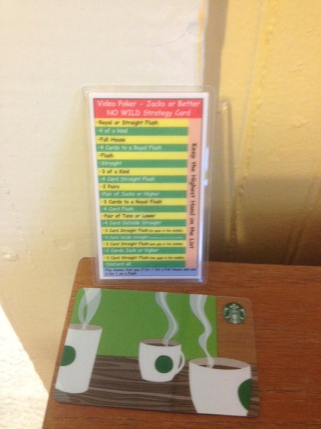 Video Poker Strategy Card Lot of 5 - Etsy