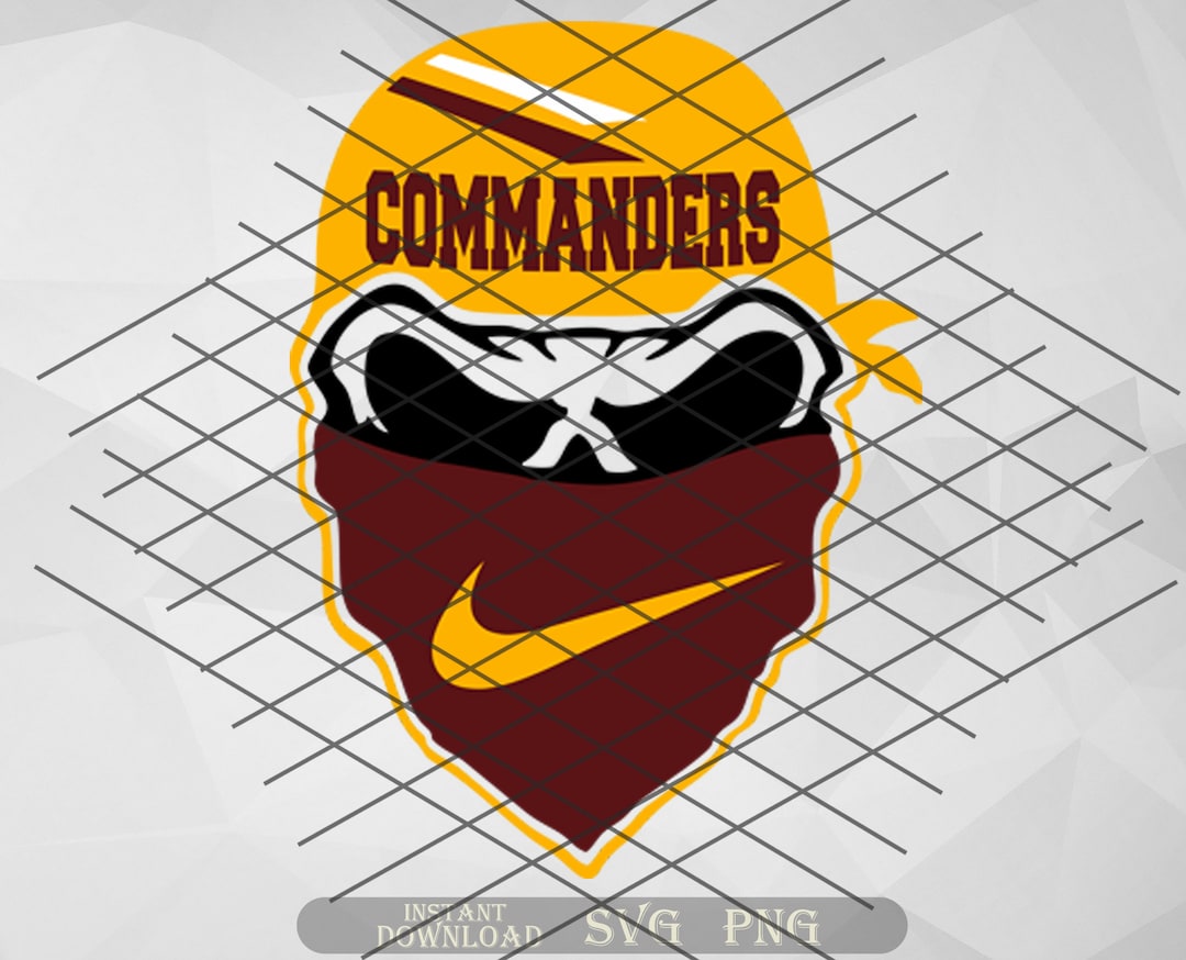 Commanders Football Svg - Etsy