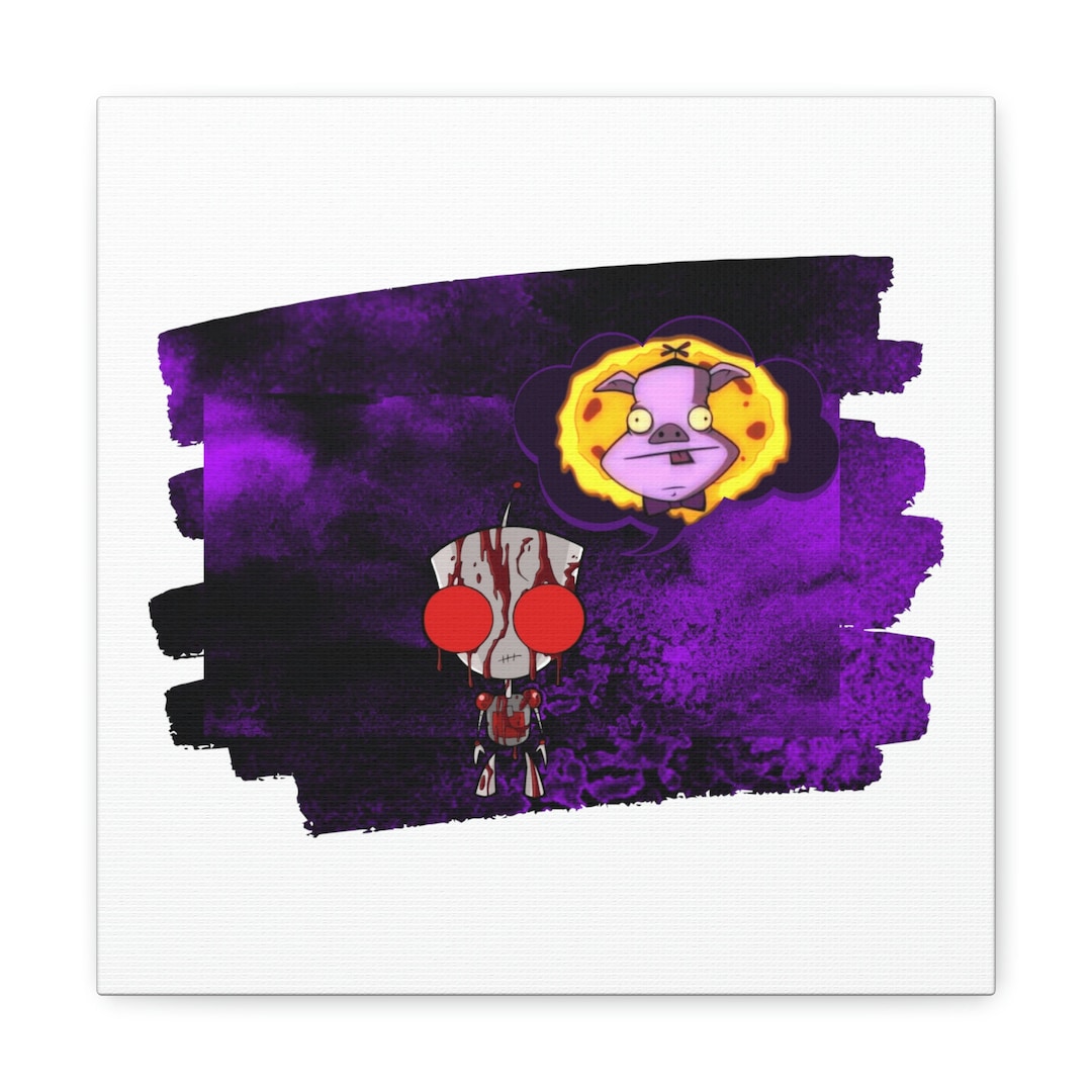 Invader Zim Canvas Gallery Wraps - Etsy