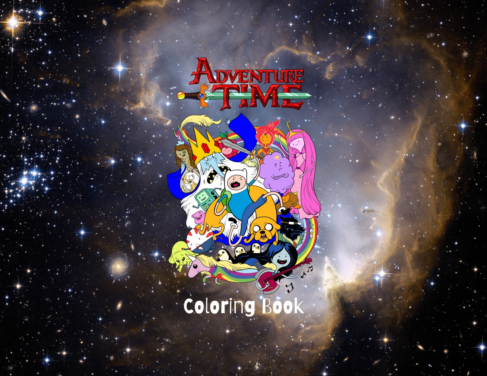 Adventure Time Galaxy Wallpaper