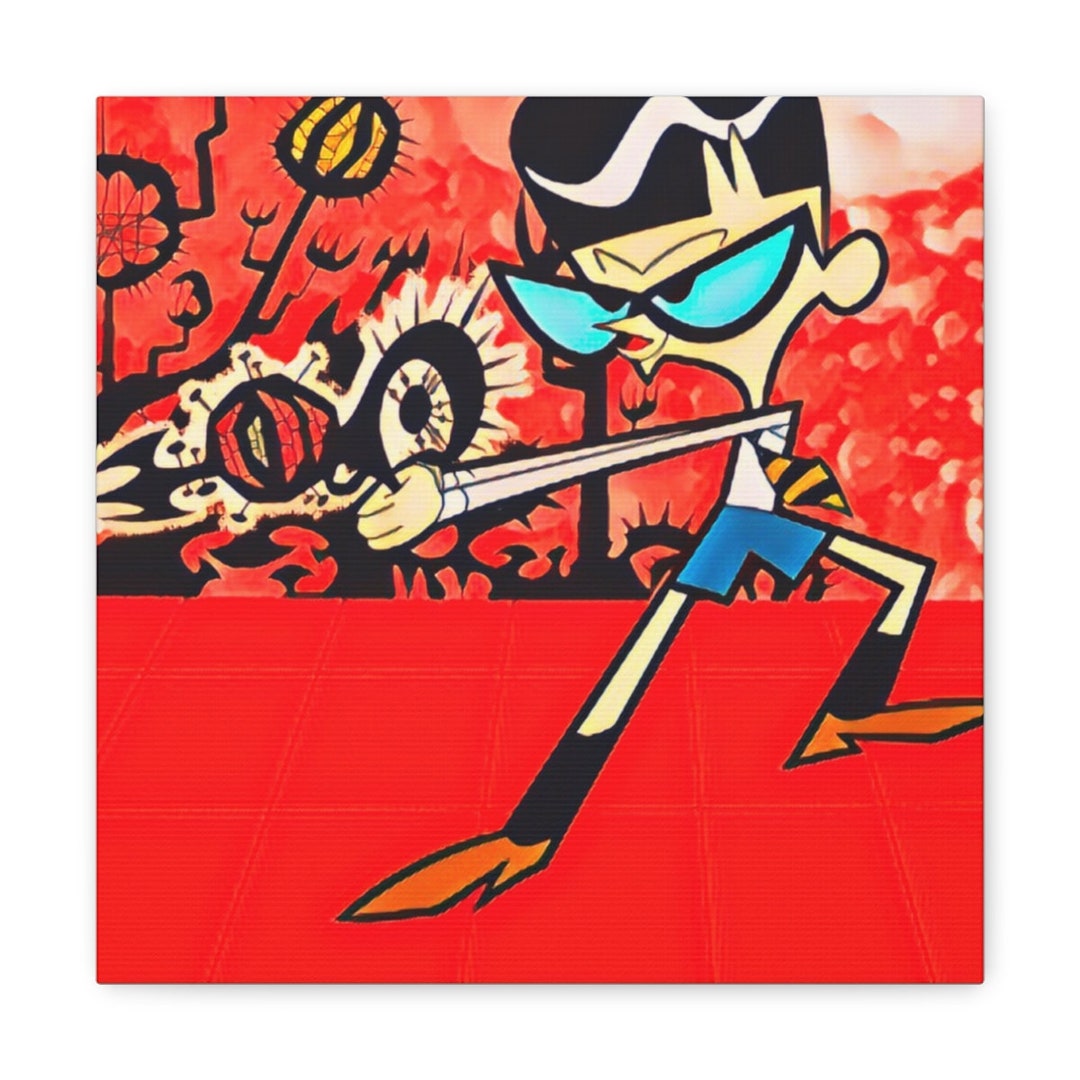 Dexter's Laboratory Canvas Gallery Wraps - Etsy