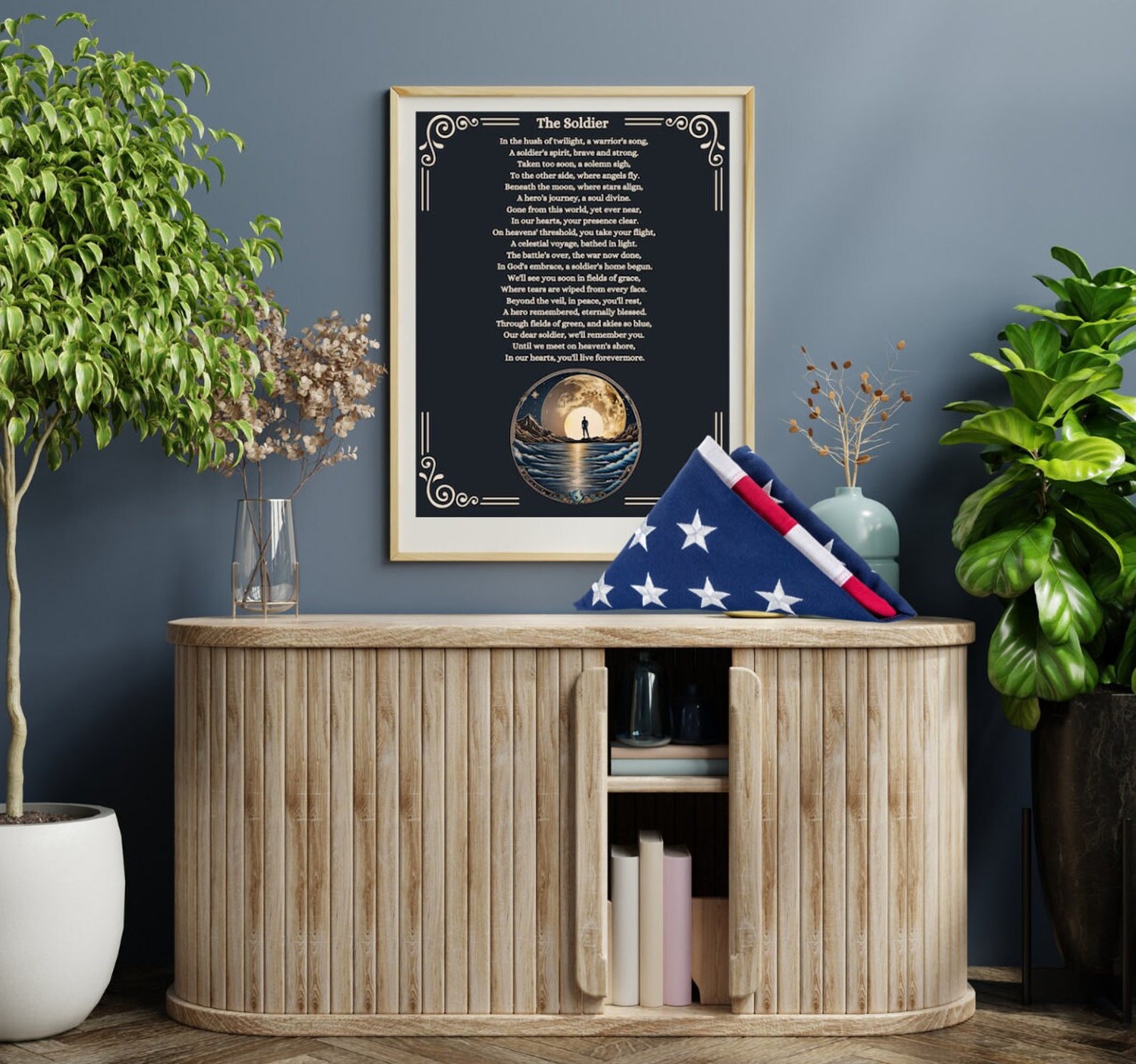 The Soldier Poem Instant Download Memorial Service Funerals Memory of a ...