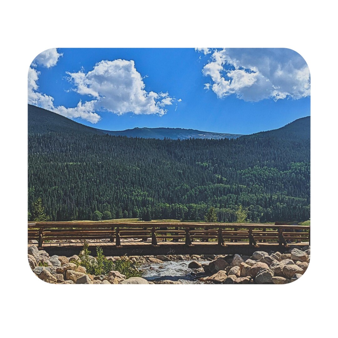Rocky Mountain National Park Mouse Pad, Colorado Landscape Desk Mat - Etsy