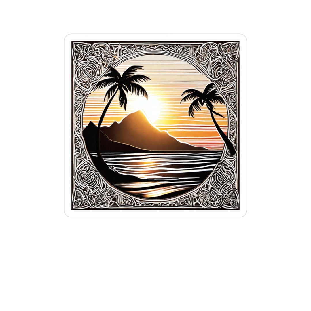 Hawaii Diamond Head Sticker Kiss-cut Vinyl Decals Been There Sticker ...