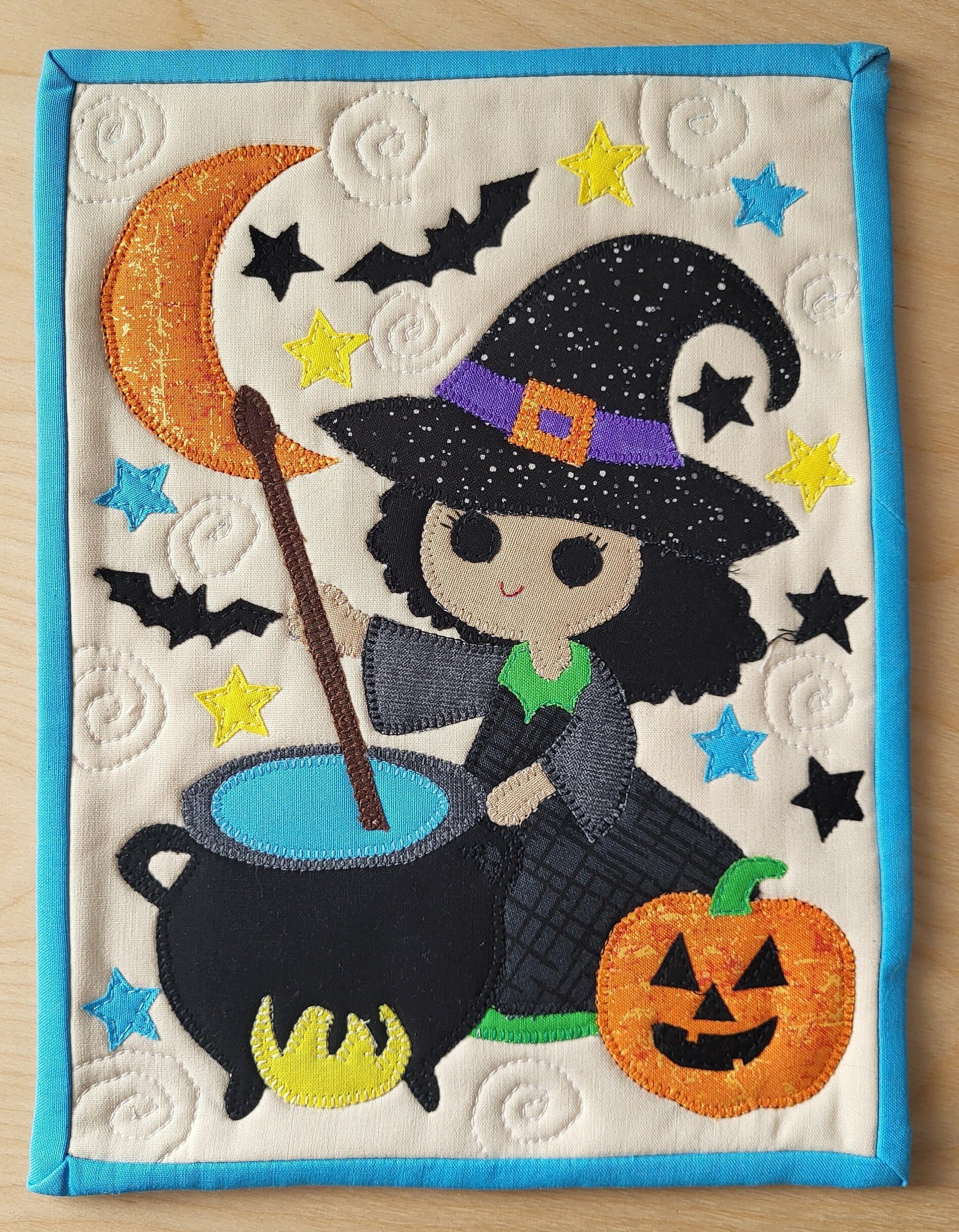 Witches Brew Wall Hanging Pattern / Applique Quilt Pattern/ PDF Pattern ...