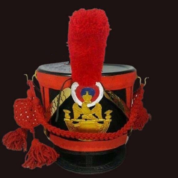 New Men's France Napoleon Shako Helmet Black Hat Worldwide - Etsy