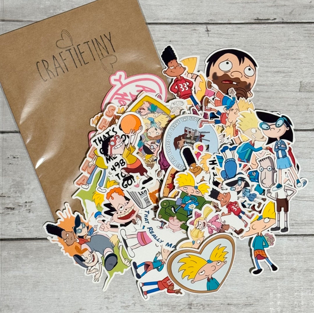 Hey Arnold Weatherproof 90's Sticker Pack! - Etsy