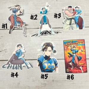 Waterproof Chun-li Sticker Pack, Different Options to Choose From ...