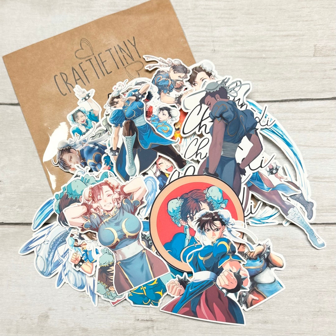 Waterproof Chun-li Sticker Pack, Different Options to Choose From ...