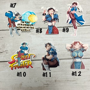 Waterproof Chun-li Sticker Pack, Different Options to Choose From ...