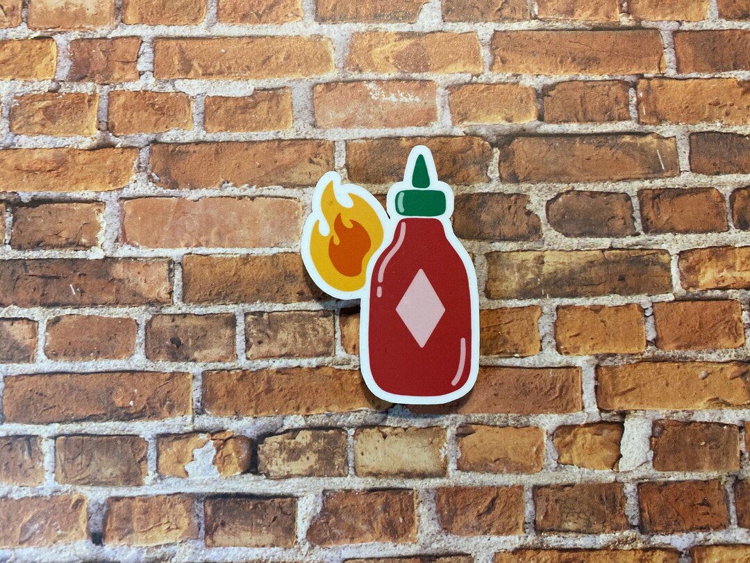 Hot Sauce Sticker, Sri Racha, Spicy, Pepper, Jalapeno, Chili Pepper ...
