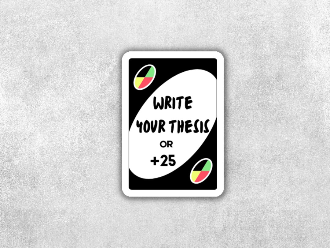 Write Your Thesis Sticker, Academia Sticker, Writer Sticker, Laptop ...