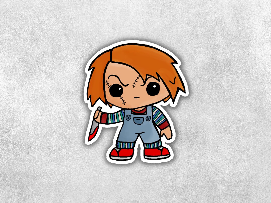 Chucky Sticker, Good Guy Sticker, Horror Sticker, Horror Lover Gift ...