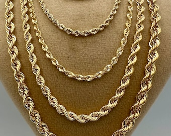 18K Vintage Textured Link Chain Necklace - Etsy