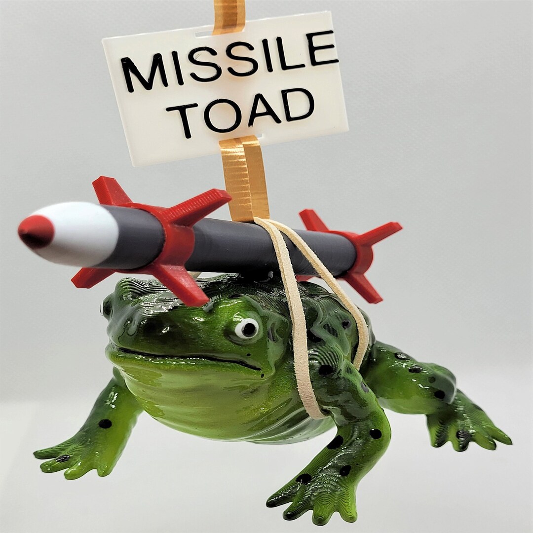 MISSLE TOAD mistletoe Christmas Decoration - Etsy