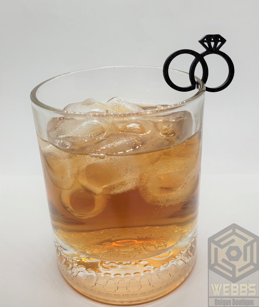 Cocktail Rim Décor. Pack of 10 2 Rings - Etsy