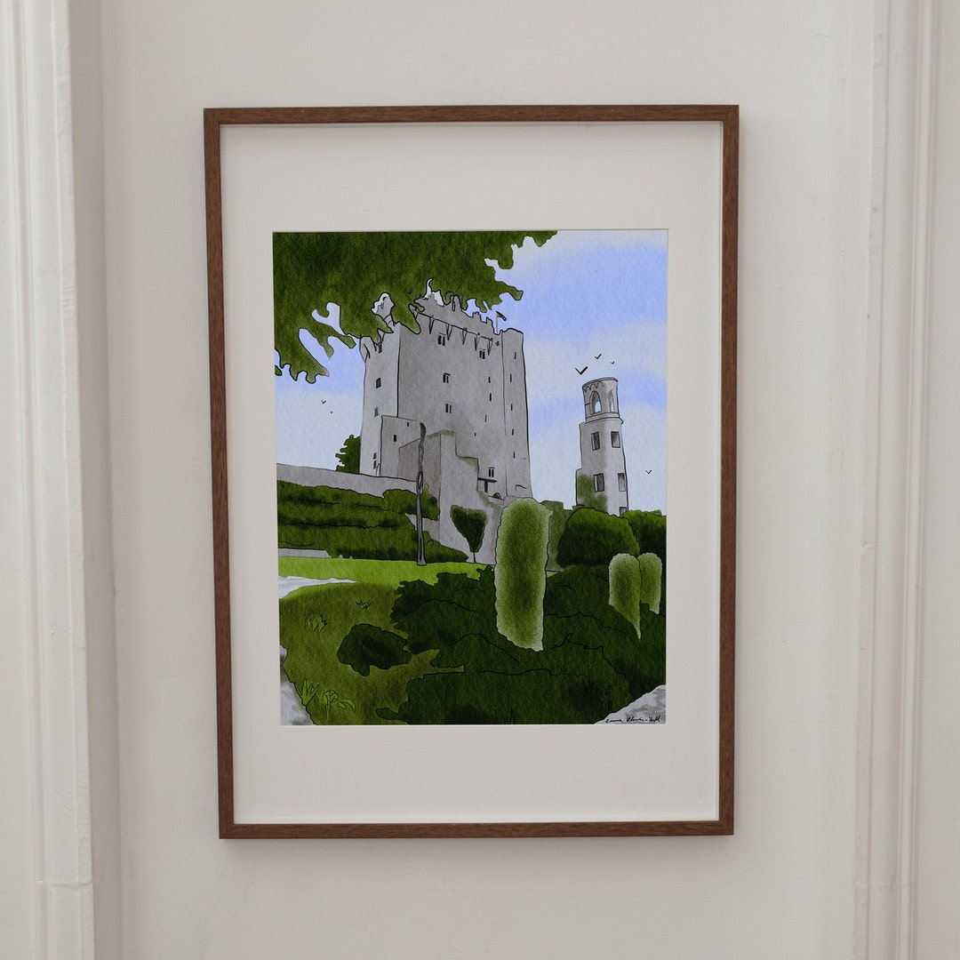 Blarney Castle Digital Watercolor - Etsy
