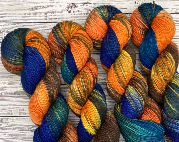 Jelly Beans - Candy Rainbow Hand Dyed Yarn - Rainbow Yarn - Knit ...