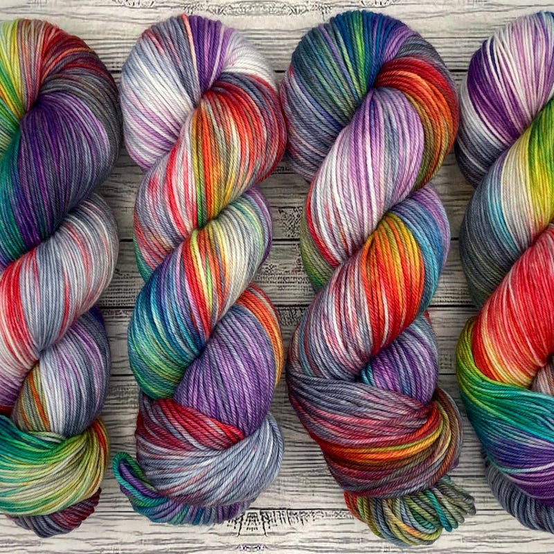Rainbow Yarn - Etsy