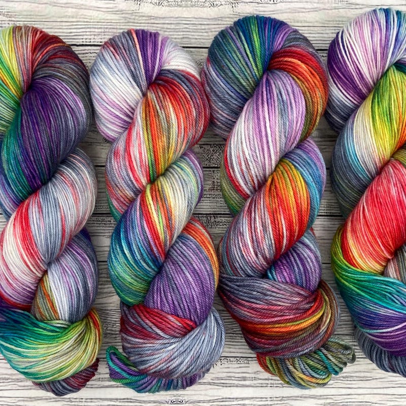 Rainbow Yarn - Etsy
