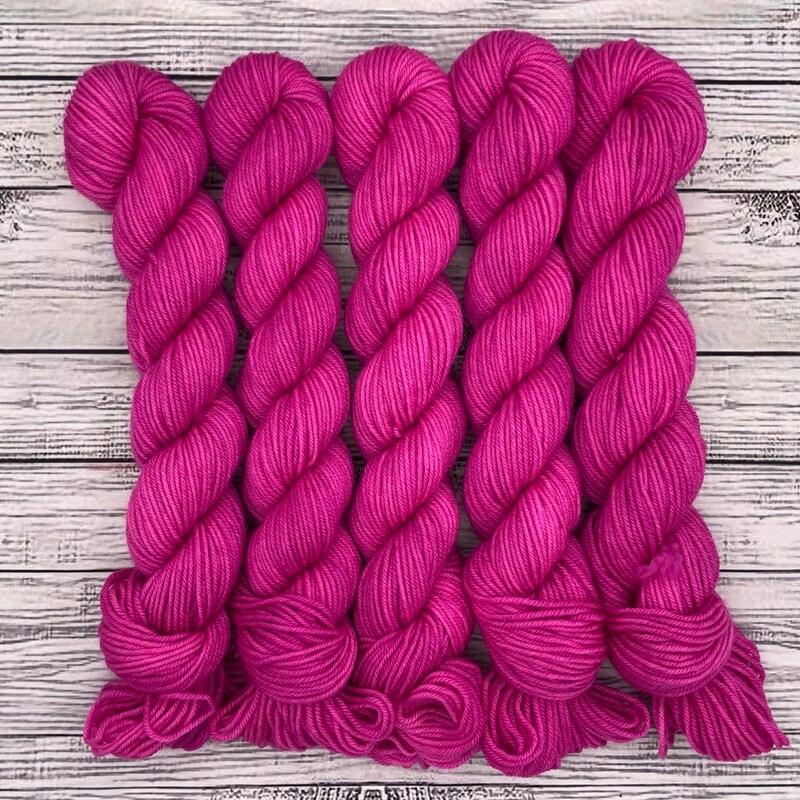 Hot Pink Yarn - Etsy