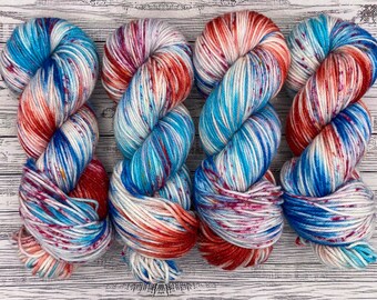DK Stars and Stripes Red White and Blue Yarn American Flag Yarn Hand ...