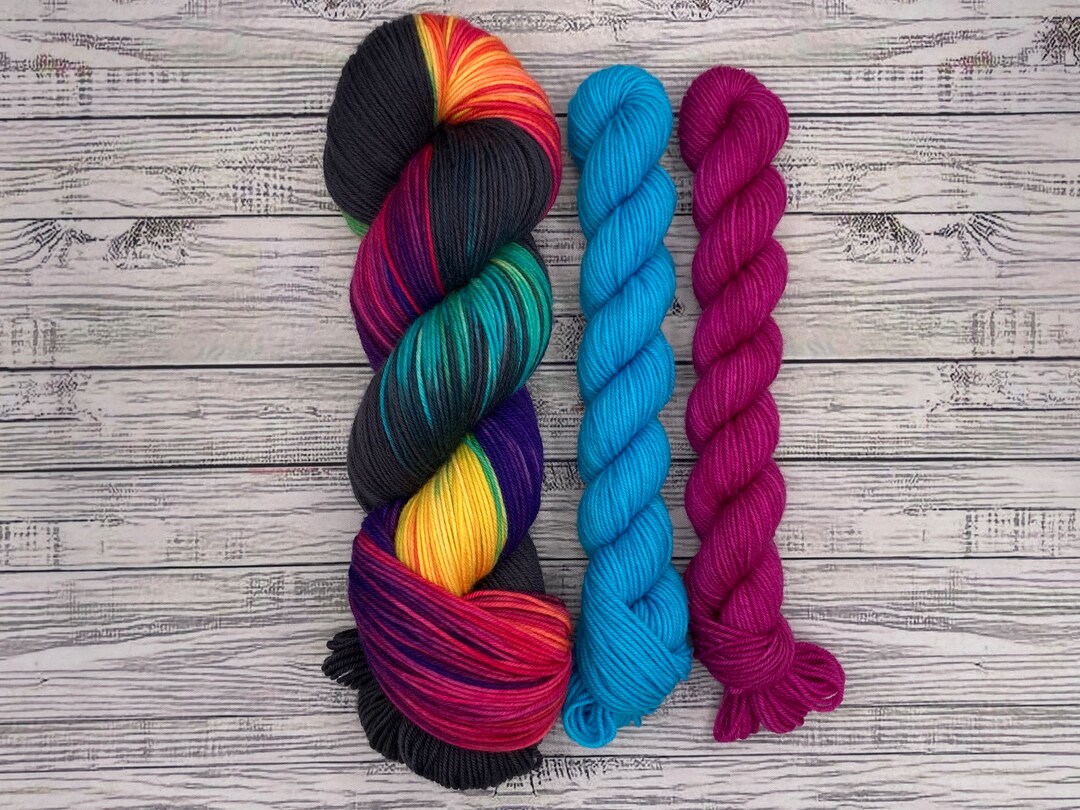 Roller Skating Rink Sock Set 90s Retro Black Neon Rainbow Hand Dyed ...