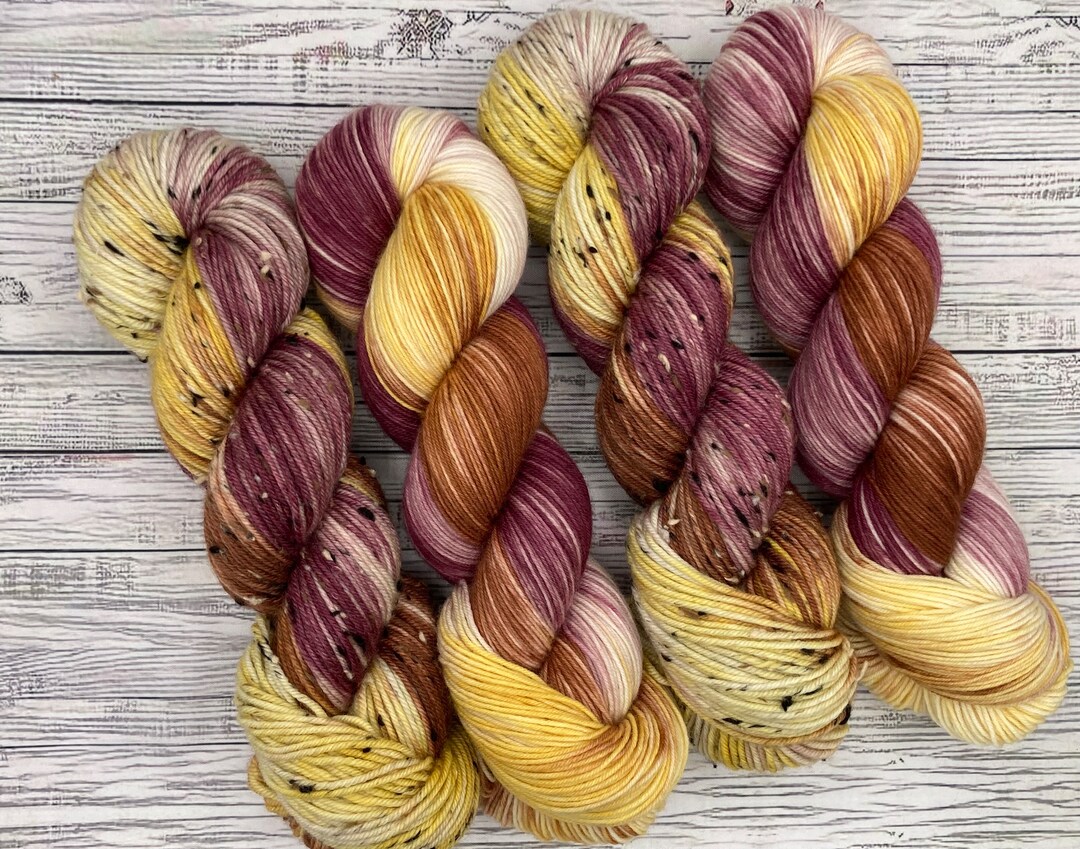 Mums Season Sock DK Hand Dyed Yarn Superwash Merino Nylon Autumn Yarn ...