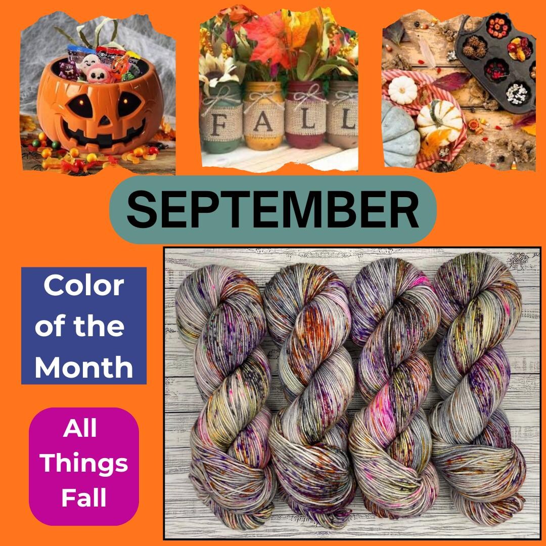 All Things Fall - September Color of the Month Hand-dyed Superwash ...