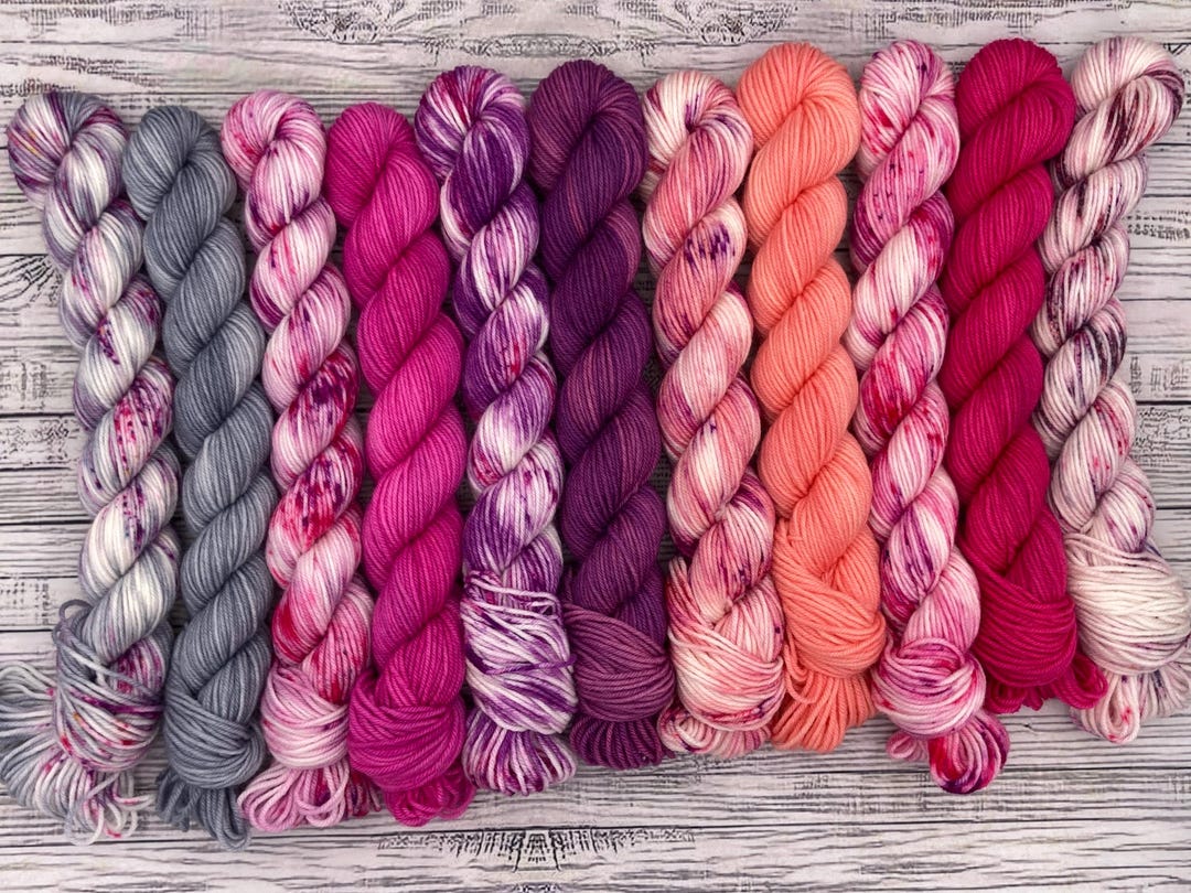 Mini Skein Set - Secret Admirer Bouquet Set of 11 - Valentines Day ...