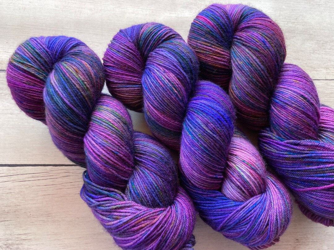Party Animal Hand Dyed Sock Yarn Superwash Merino Nylon - Etsy