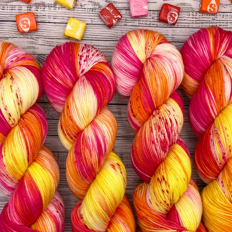 Bright Orange Yarn - Etsy